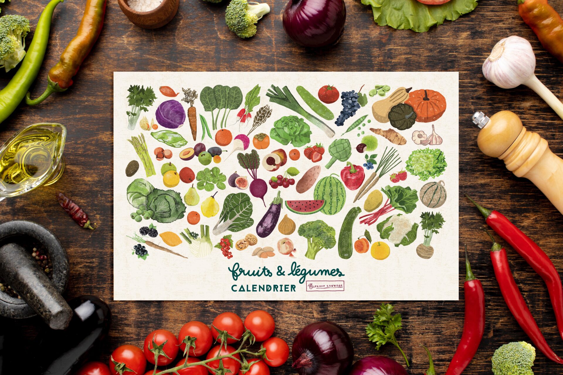 Calendrier De Fruits Et Légumes De Saison – Fabriqué en Occitanie